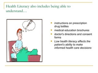 Health Literacy Outreach In A Hospital Library 2009 | PPT | Health ...