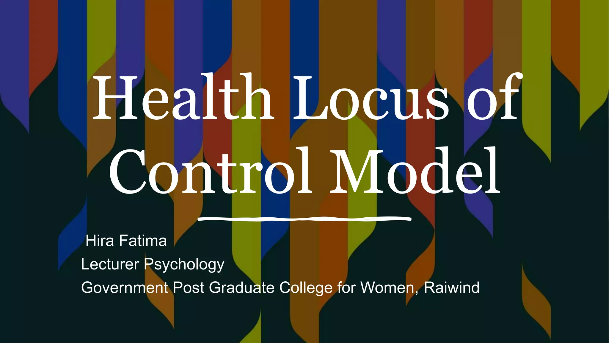 Health locus of control | PPTX