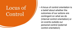 Health locus of control | PPTX