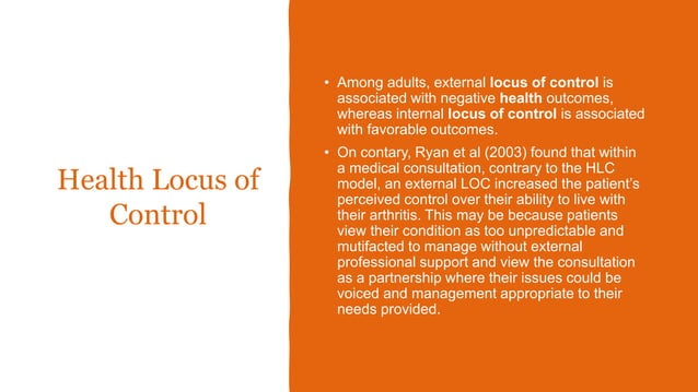 Health locus of control | PPTX