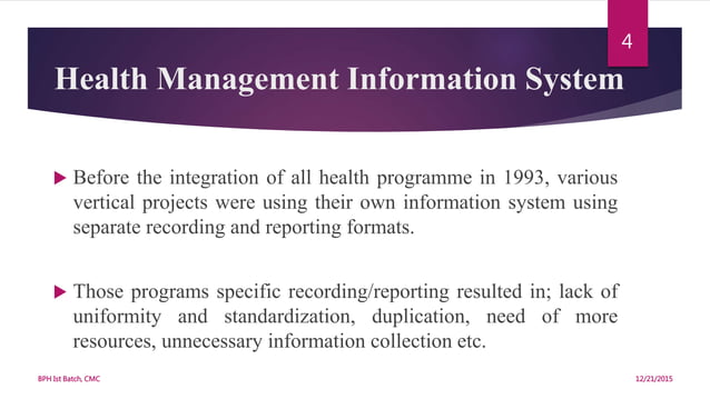 Health management information system | PPTX | Business | Business and ...