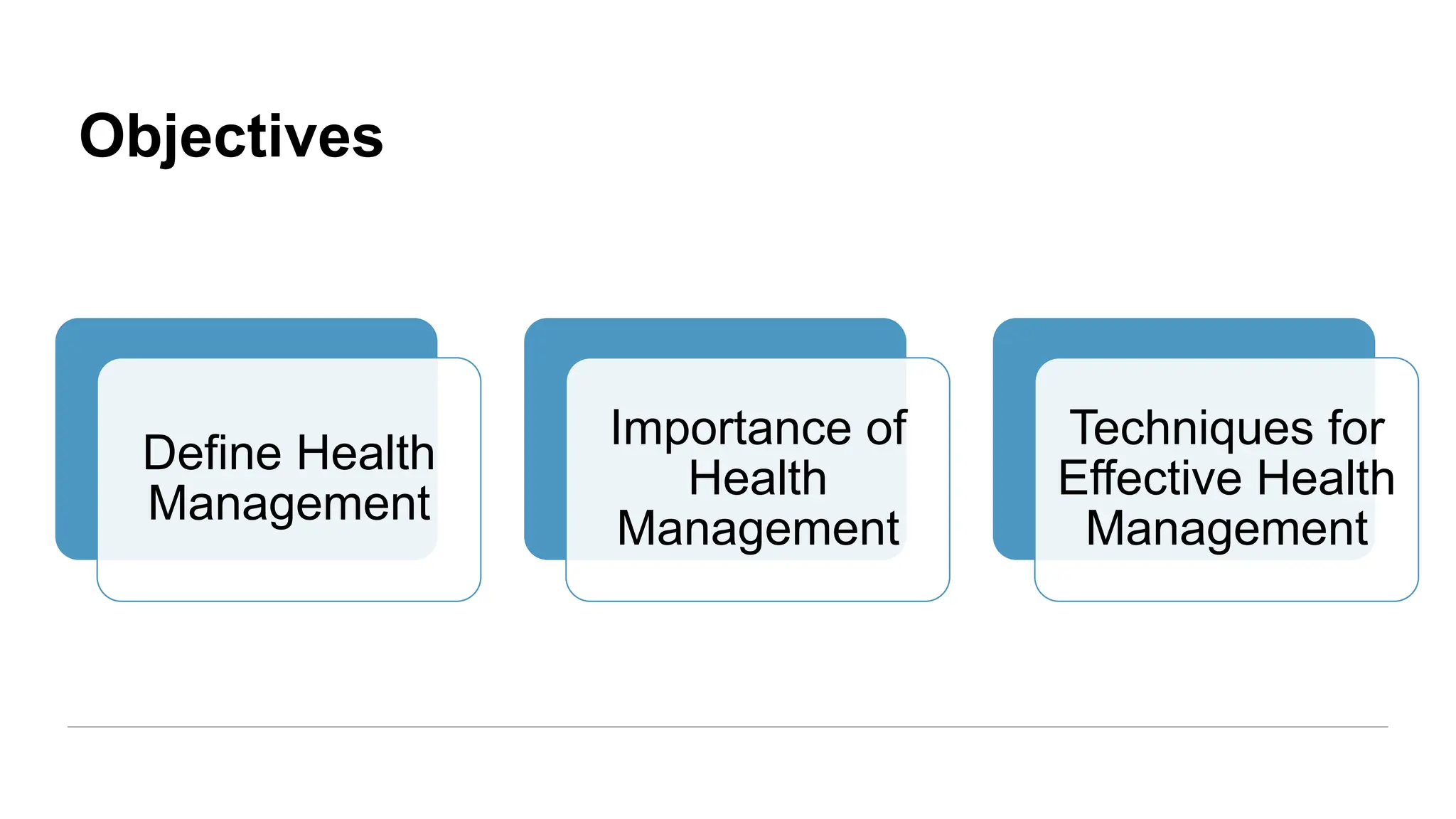 The Health Management Techniques by Dr. Kasbe | PPTX