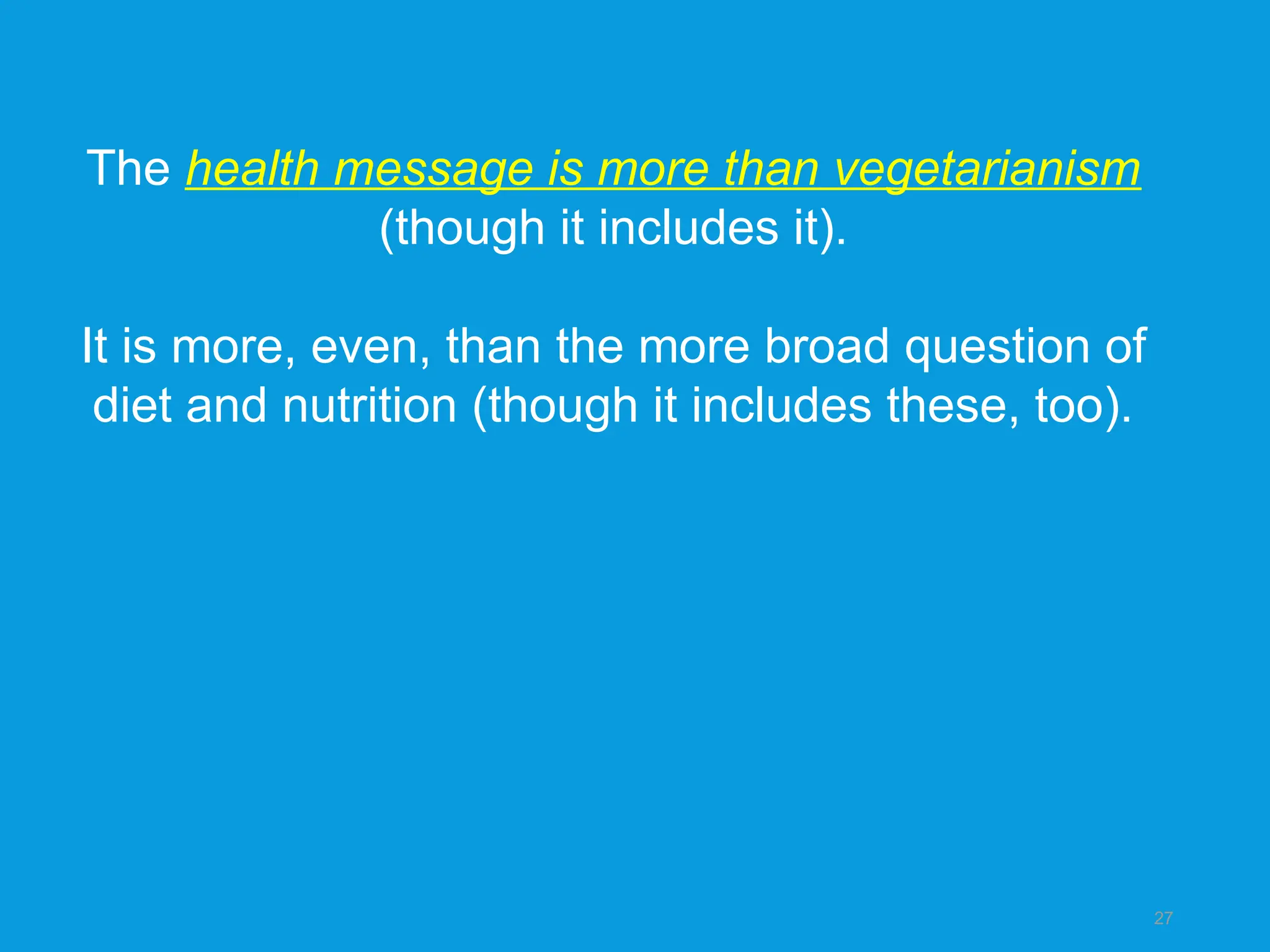 26OCT2024 - Health Talk: Adventist Health Message by Dr Dicky Ng | PPT