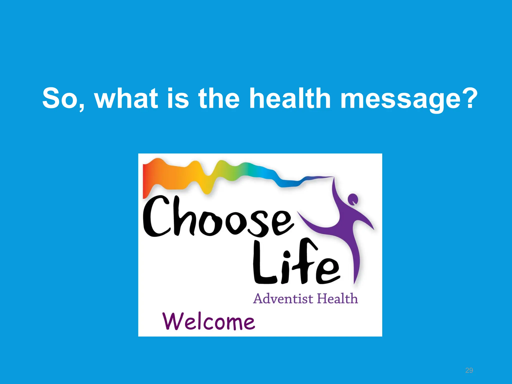 26OCT2024 - Health Talk: Adventist Health Message by Dr Dicky Ng | PPT