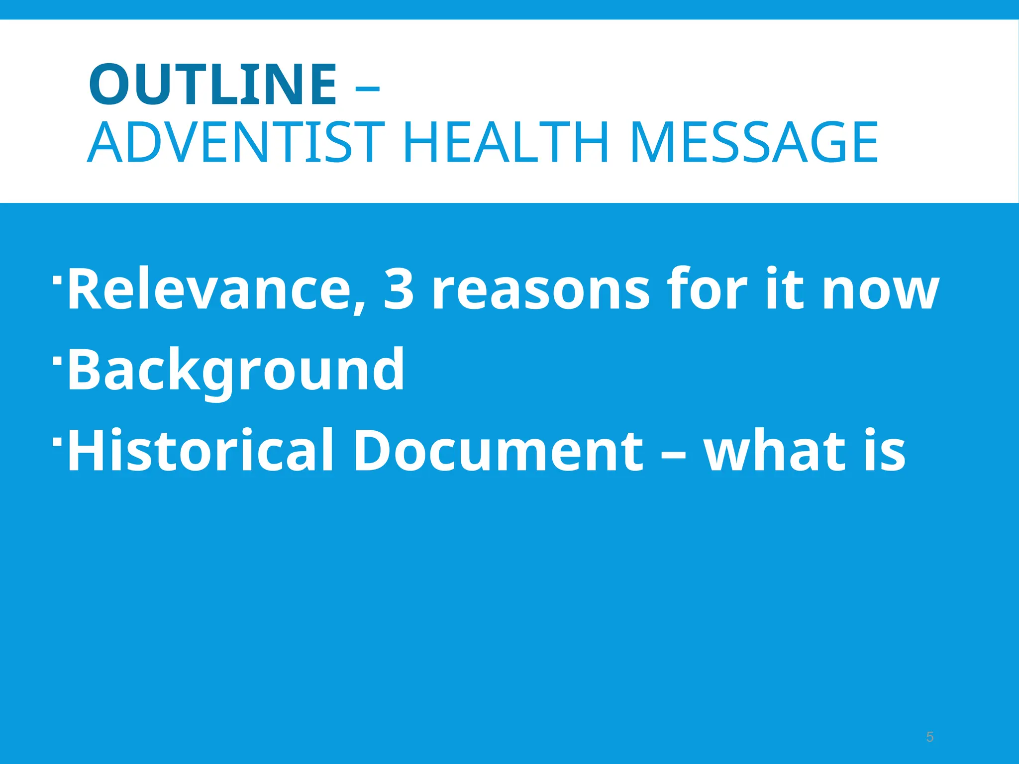 26OCT2024 - Health Talk: Adventist Health Message by Dr Dicky Ng | PPT