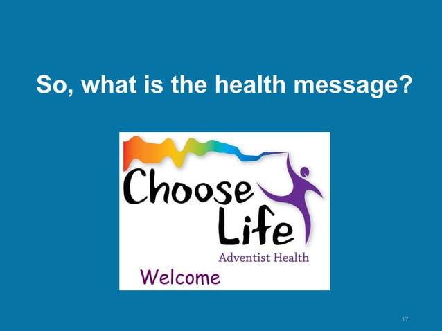 26OCT2024 - Health Talk: Adventist Health Message by Dr Dicky Ng | PPT ...