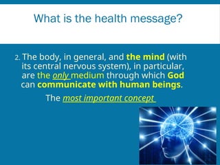 26OCT2024 - Health Talk: Adventist Health Message by Dr Dicky Ng | PPT