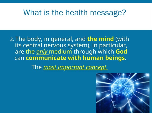 26OCT2024 - Health Talk: Adventist Health Message by Dr Dicky Ng | PPT ...