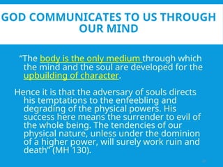 26OCT2024 - Health Talk: Adventist Health Message by Dr Dicky Ng | PPT