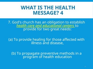 26OCT2024 - Health Talk: Adventist Health Message by Dr Dicky Ng | PPT