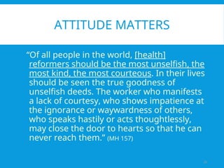 26OCT2024 - Health Talk: Adventist Health Message by Dr Dicky Ng | PPT