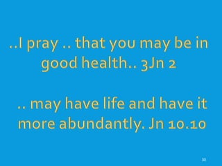 26OCT2024 - Health Talk: Adventist Health Message by Dr Dicky Ng | PPT