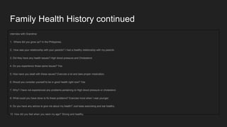 Health midterm project | PPTX