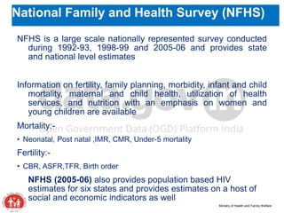 Data Driven Decision Making in Ministry of Health and Family Welfare ...