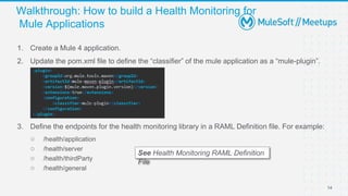 Cómo generar e implementar monitoreo para aplicaciones de Mule | PPT