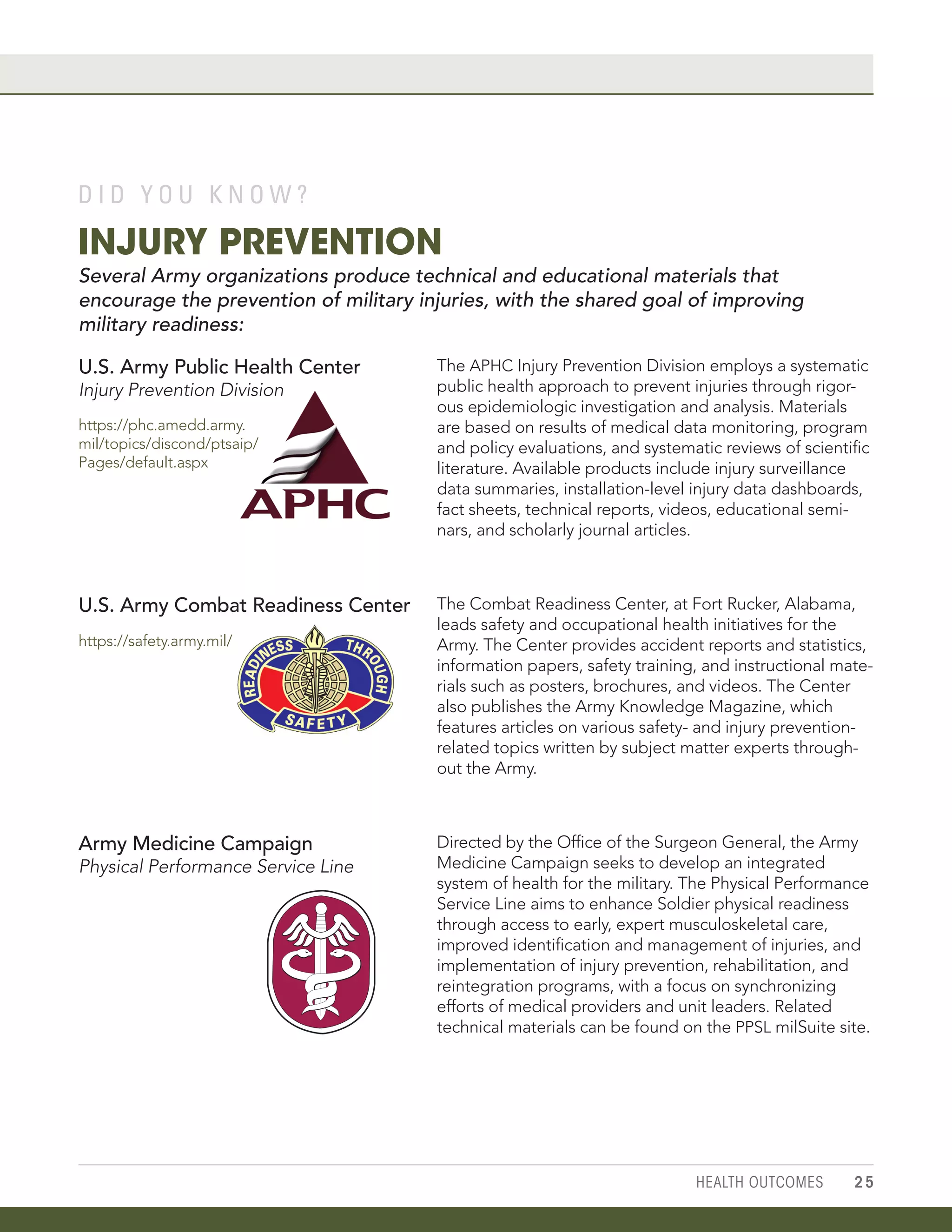 Army Health of the Force report 2017 | PDF | Healthcare Industry ...