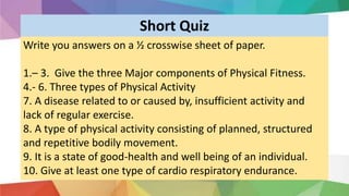 Health optimizing physical_education[1] BY GLADYS ALOYON | PPTX