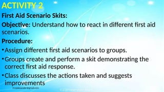 HEALTH PE 7 Q4 1 Discuss basic first aid concepts, objectives ...