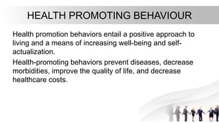 Health perception presentation | PPTX