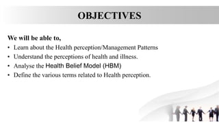 Health perception presentation | PPTX