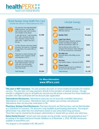 healthPERX Brochure | PDF | Health Insurance | Insurance