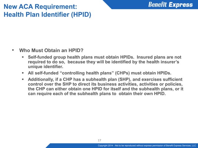 Health Plan Identifier! What is it and Why Do You Need It? | PPTX
