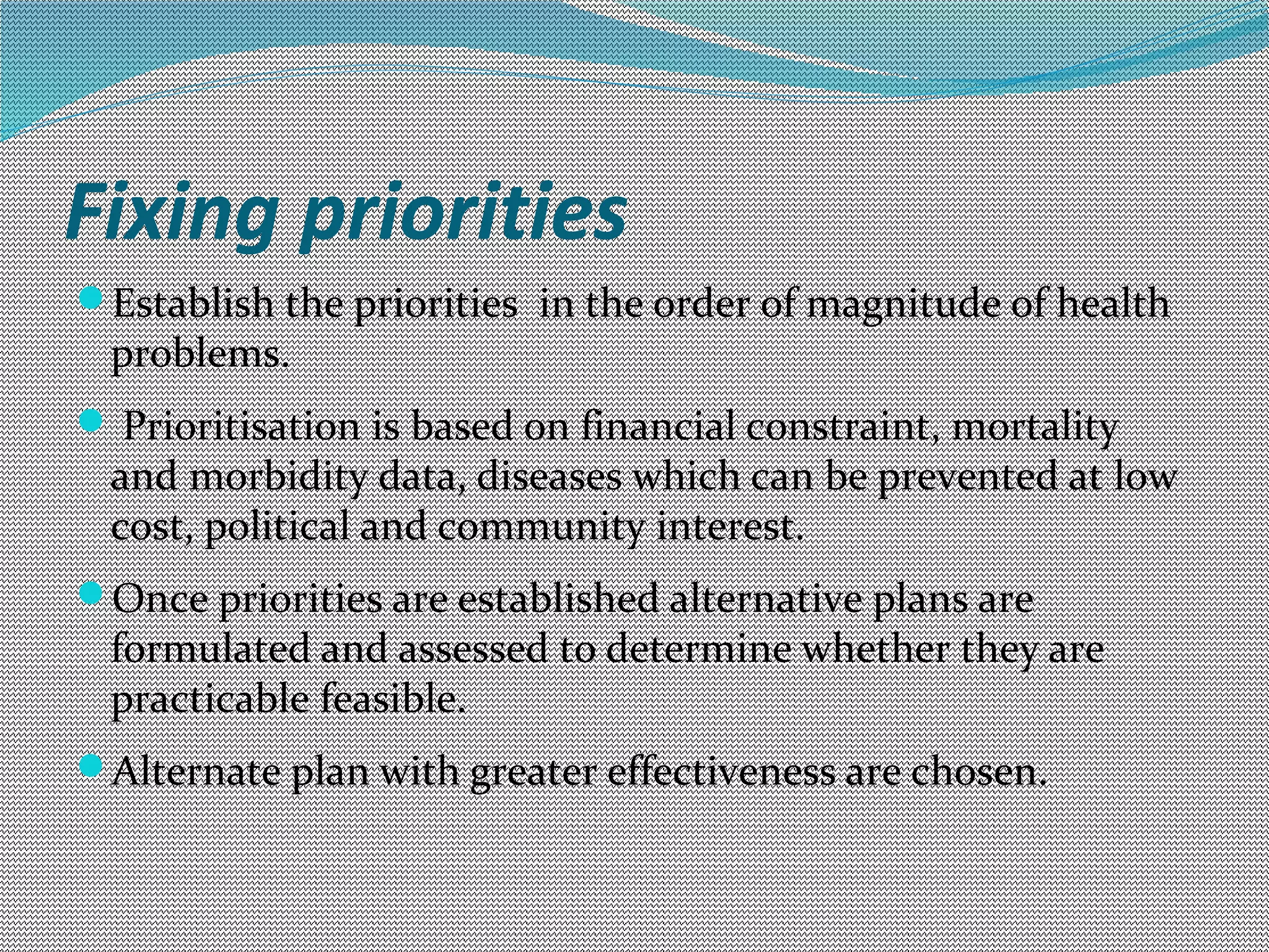 Health planning | PPT