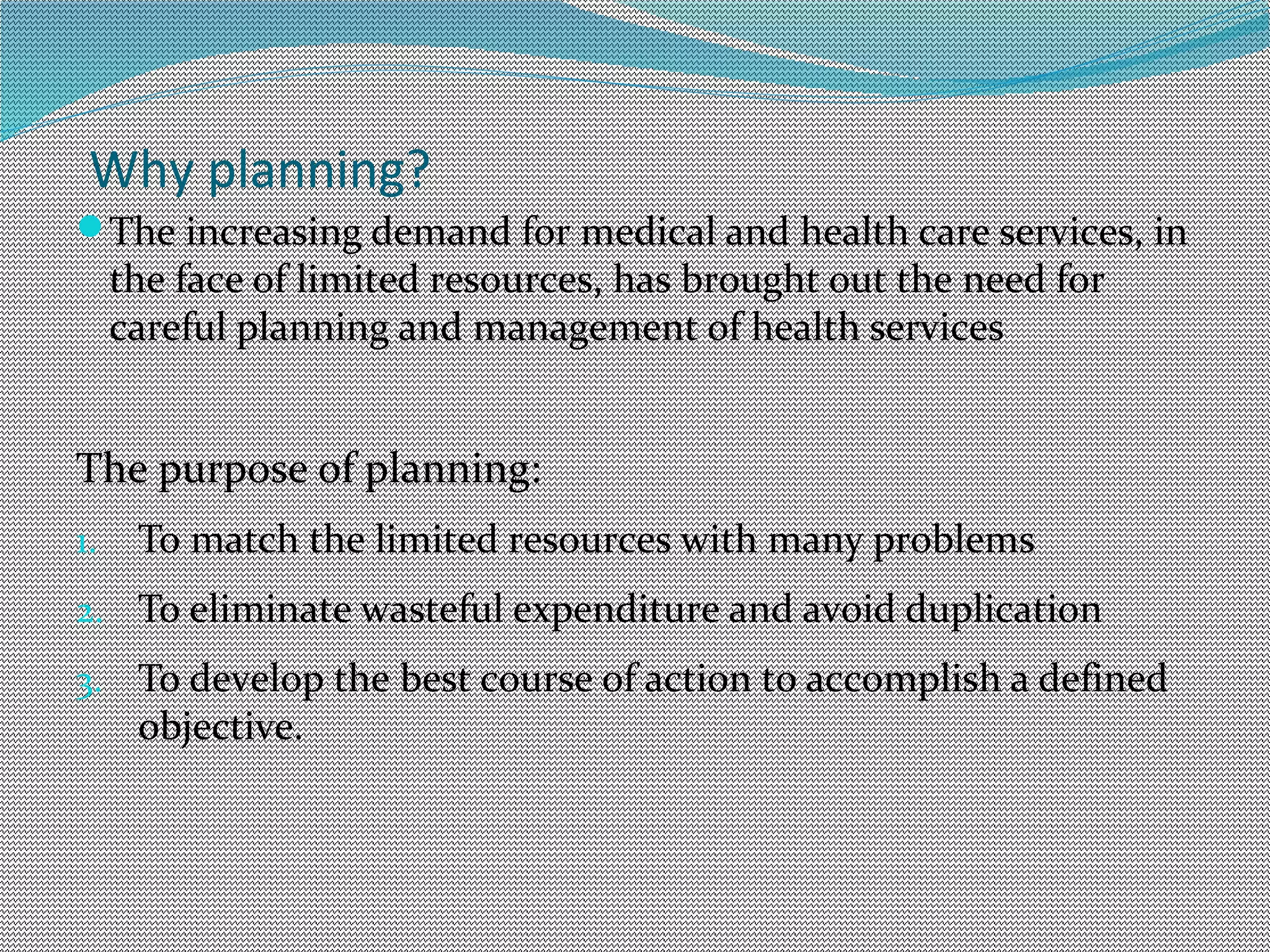 Health planning | PPT
