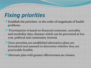 Health planning | PPT