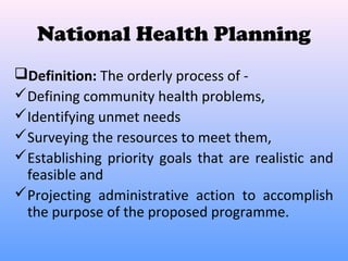 Health planning | PPT