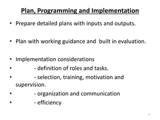 Health planning and management | PPTX
