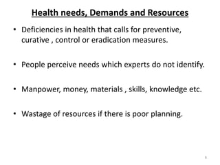 Health planning and management | PPTX