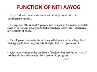 Health planning in india and niti aayog | PPTX