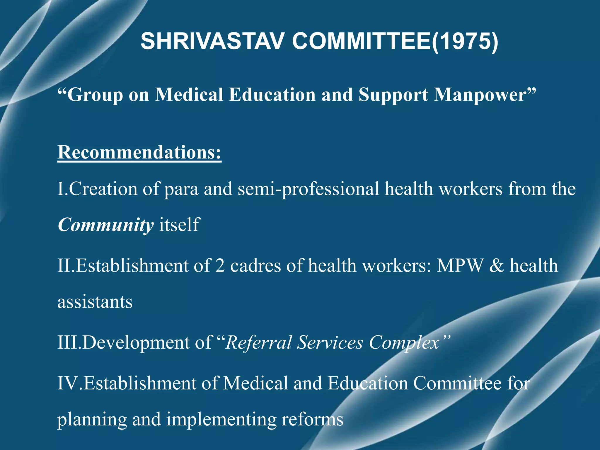 Health planning and expenditure in India | PPT
