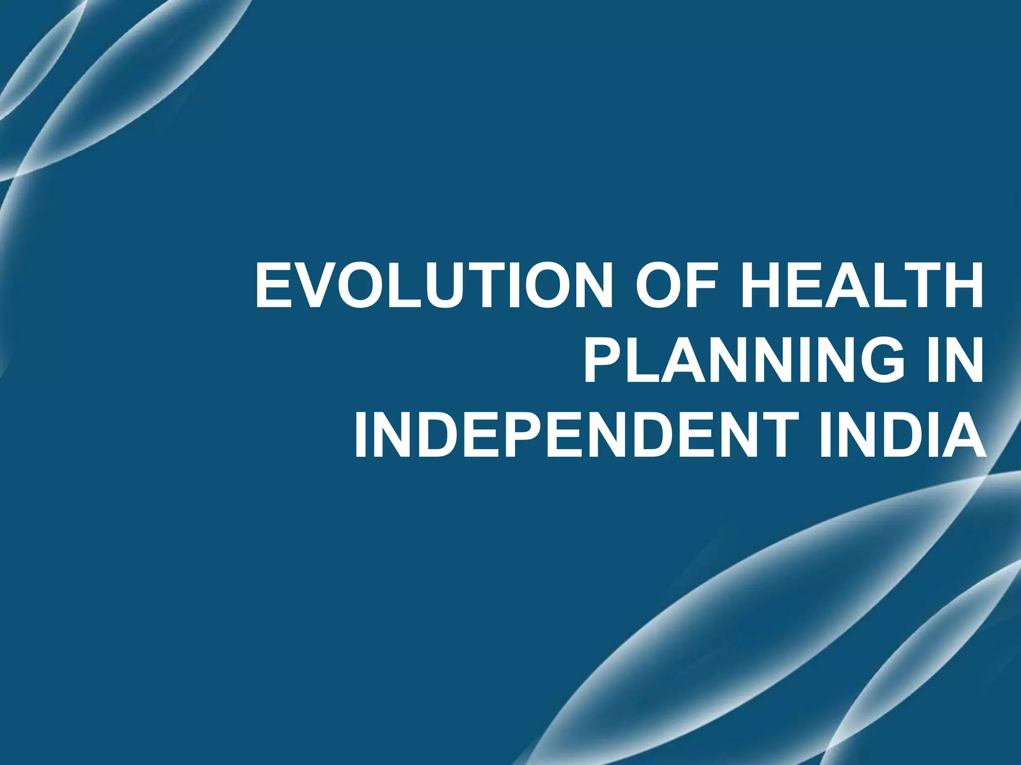 Health planning and expenditure in India | PPT