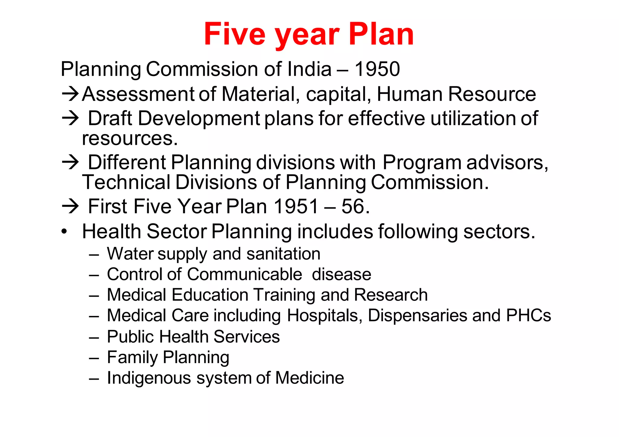 Health planning in india | PDF
