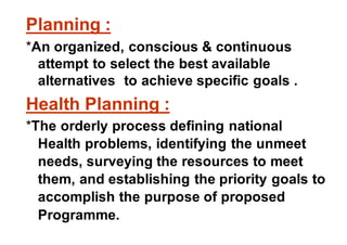Health planning in india | PDF
