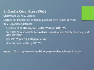 Health Planning in india - Unit 03 - CHN 2 - GNM 3RD YEAR.ppsx