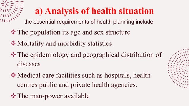 Health planning steps and types of evaluation in community health ...