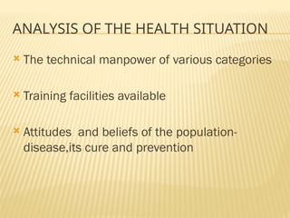 Health Planning Steps in community heath nursing | PPTX