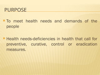 Health Planning Steps in community heath nursing | PPTX