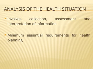 Health Planning Steps in community heath nursing | PPTX
