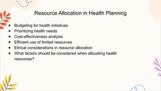 Health Planning_ Strategies for a Healthier Future.pptx