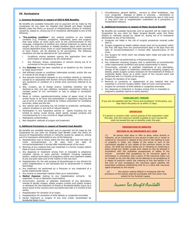 Health Plus Brochure | PDF