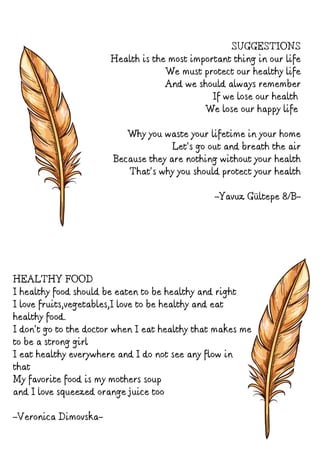 Health poems poetry book - game on | PDF