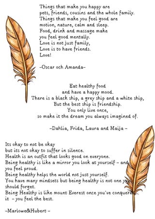 Health poems poetry book - game on | PDF