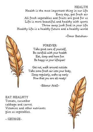 Health poems poetry book - game on | PDF