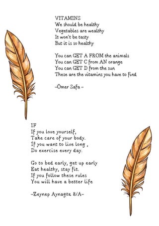 Health poems poetry book - game on | PDF