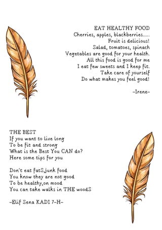 Health poems poetry book - game on | PDF