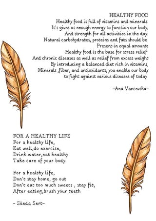 Health poems poetry book - game on | PDF